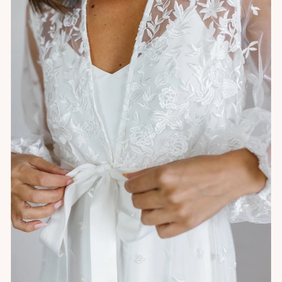 Lerose | Intimates & Sleepwear | Lerose Lace Robe And Slip | Poshmark